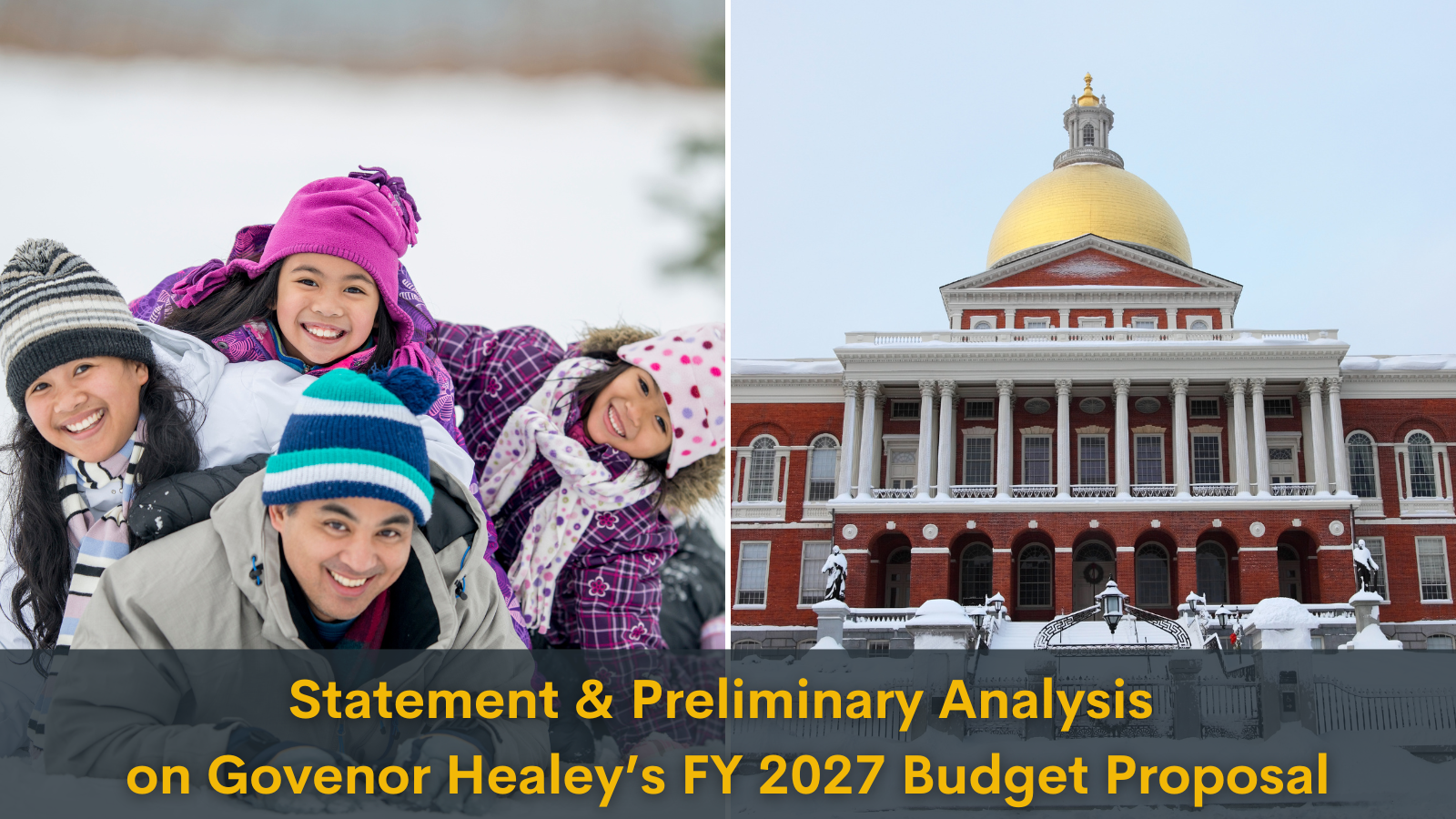 MassBudget Statement on Governor Healey's FY 2027 Budget Proposal ...